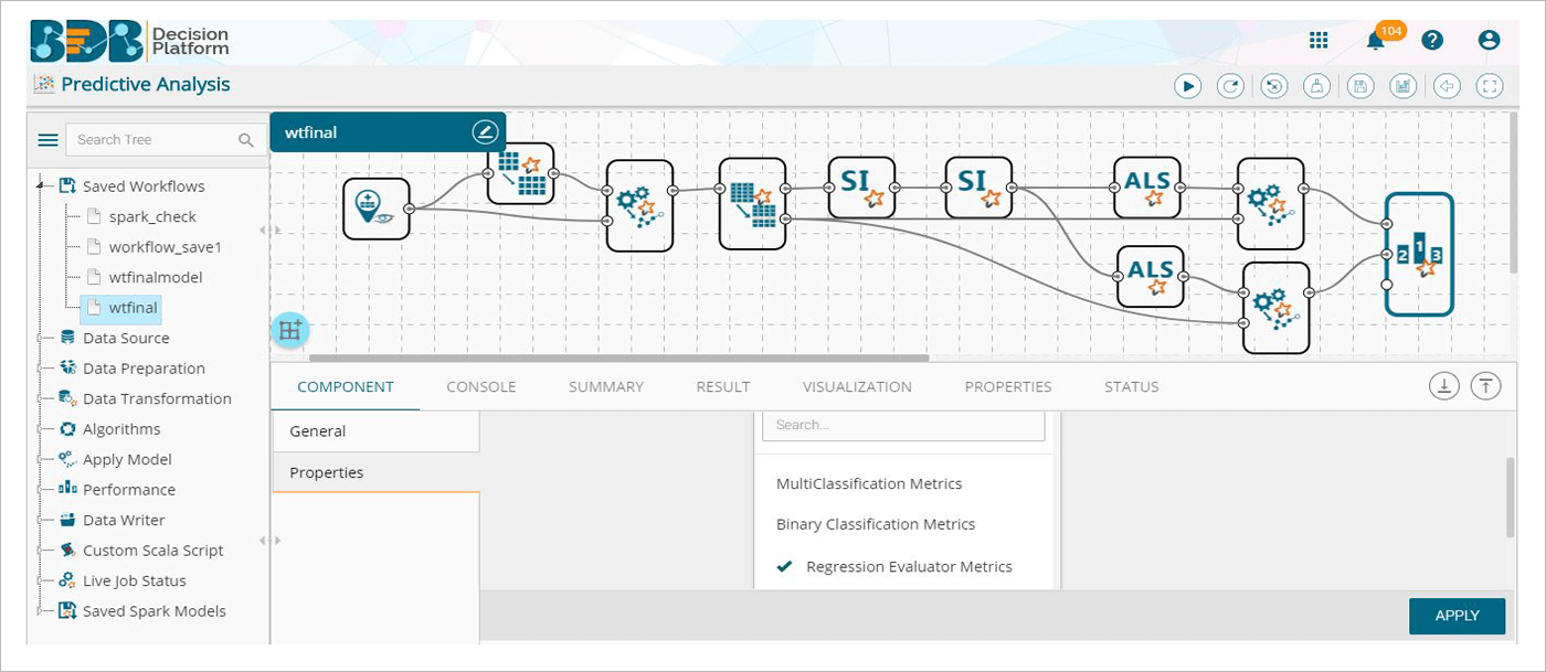 BDB Predictive Workbench BDB Predictive Workbench